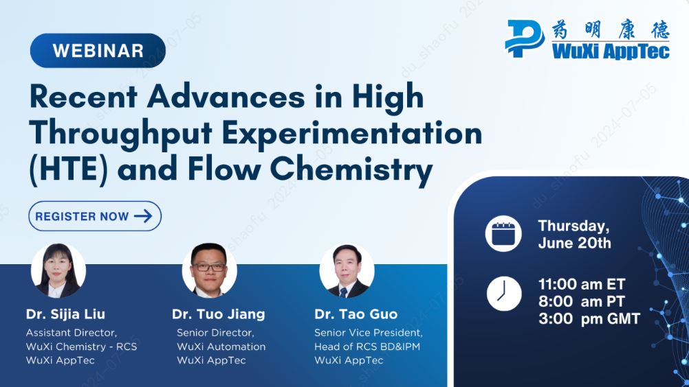 Webinars | WuXi RCS-Research Chemistry Services，small molecule discovery